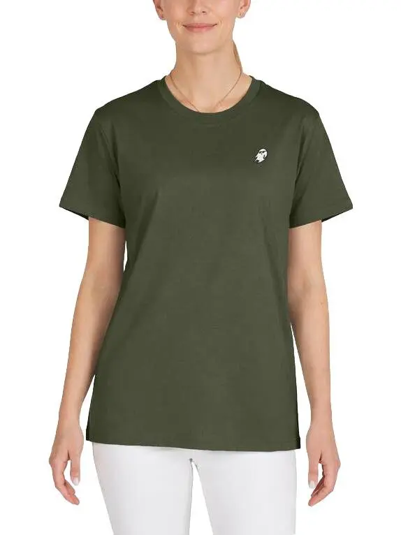 DALIX Relaxed Jersey Tee - Military Green