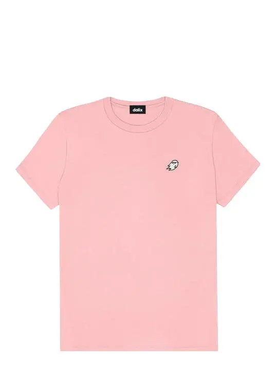 DALIX Ghost Mode Relaxed Jersey Tee - Pink