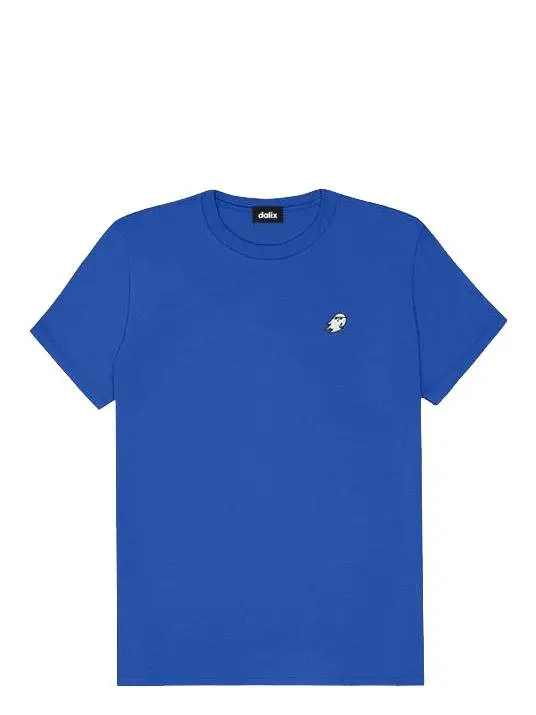 DALIX Ghost Mode Relaxed Jersey Tee - Royal Blue