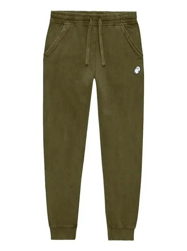 DALIX Ghost Midweight Washed Jogger Pant - Olive