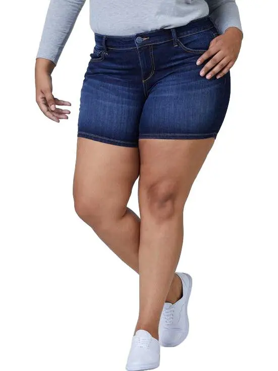 SLINK JEANS Low Rise Denim Shorts - Sasa