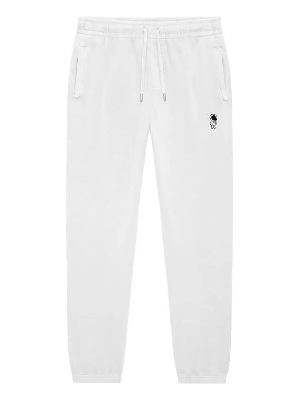 DALIX Astronaut Heavy Weight Fleece Sweatpant - White