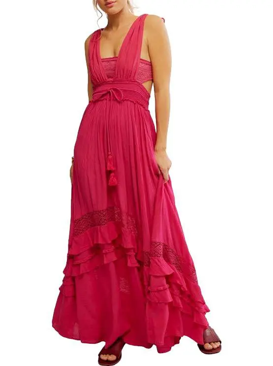 Free People Santa Maria Maxi Dress - Love Potion