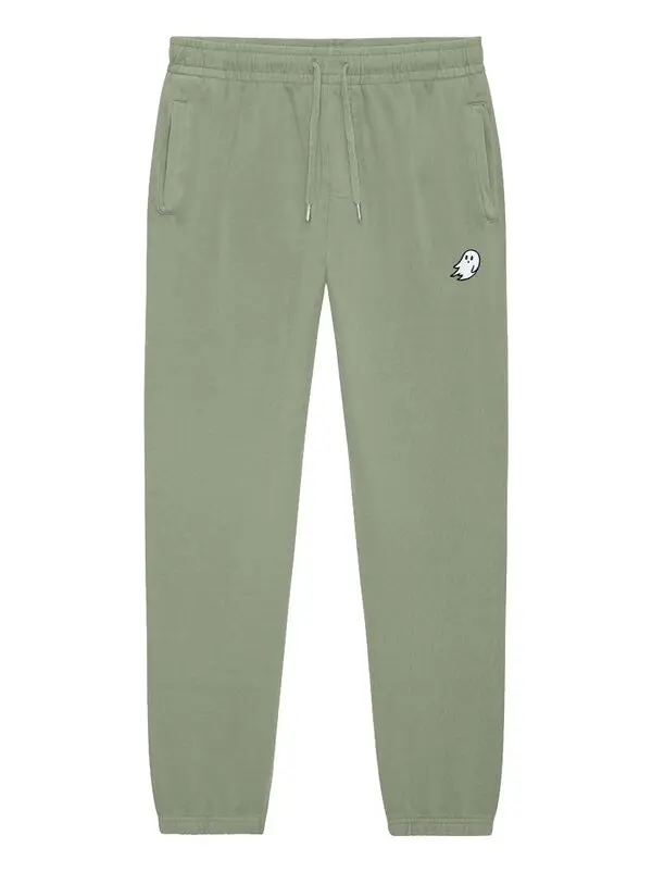 DALIX Ghost Heavy Weight Fleece Sweatpant - Oil Green