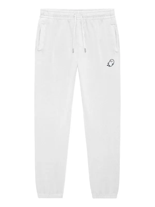 DALIX Ghost Heavy Weight Fleece Sweatpant - White