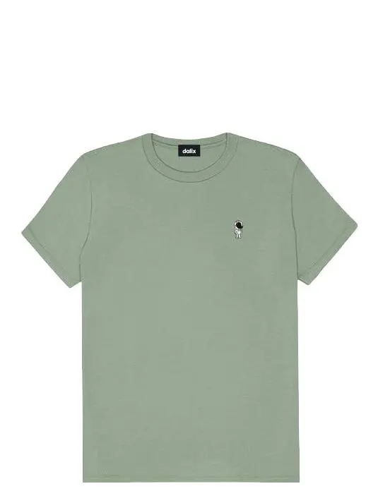 DALIX Relaxed Fit Astronaut Jersey Tee - Sage