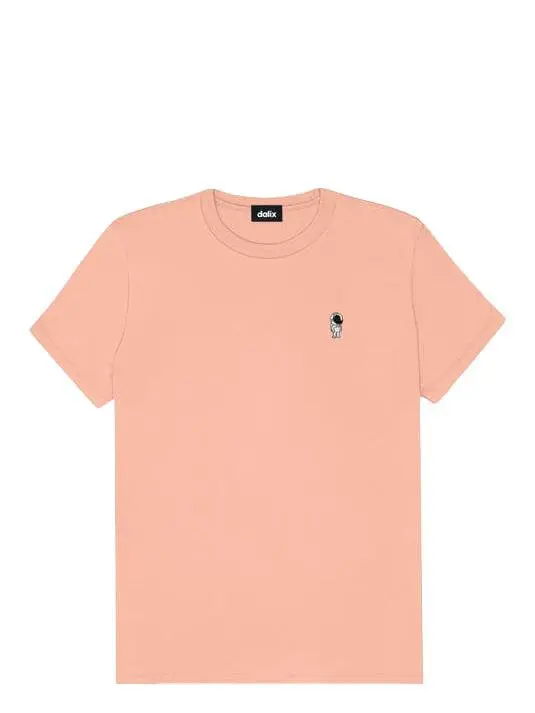 DALIX Relaxed Fit Astronaut Jersey Tee - Terracotta