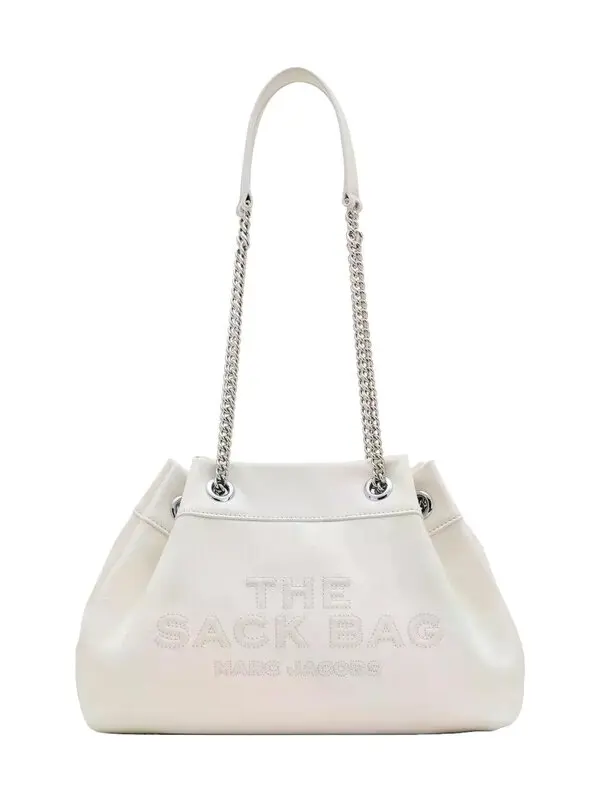 Marc Jacobs The Leather Chain Sack Bag - White