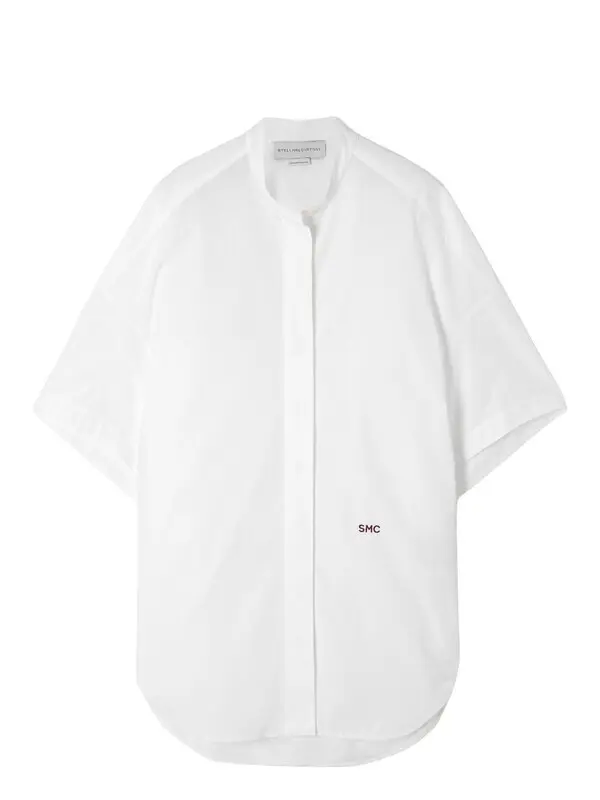 Stella McCartney Oversized Cotton-poplin Shirt - White