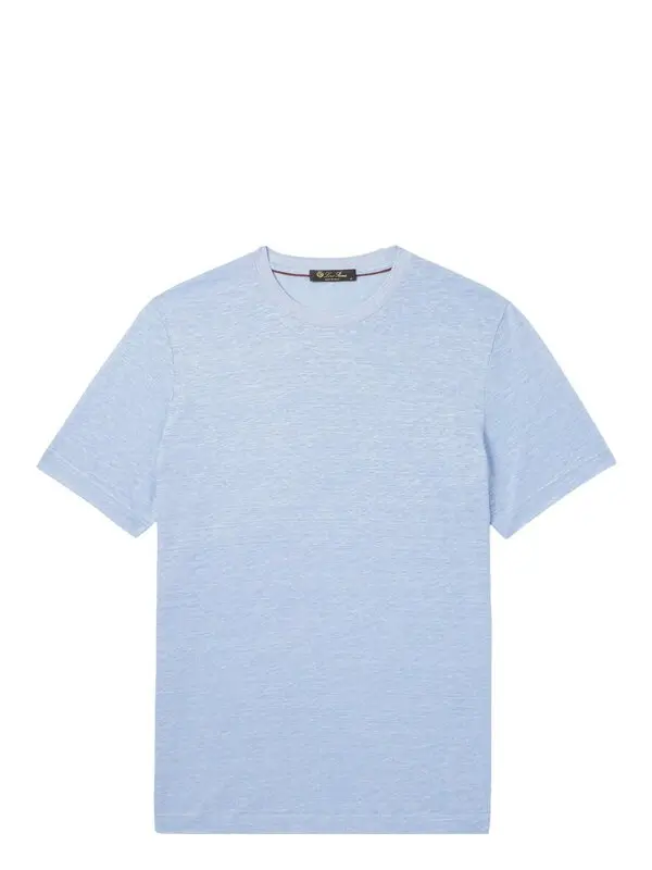 Loro Piana Linen T-shirt - Blue