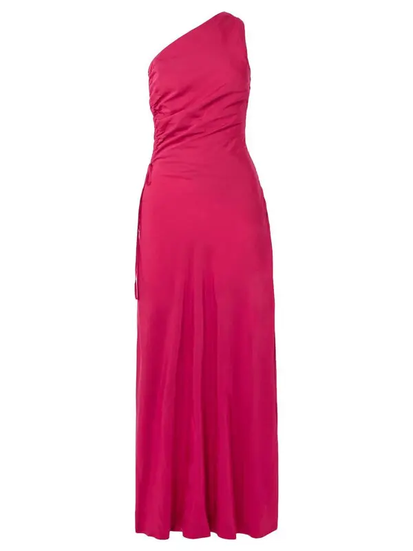 Faithfull The Brand Laureles One-shoulder Maxi Dress - Pink