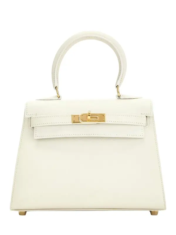 Hermès Evergrain Kelly Sellier 20 - White