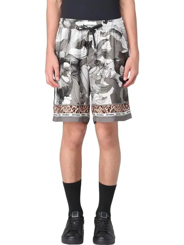 Just Cavalli Printed Shorts - Grey