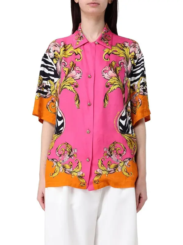 Versace Printed Shirt - Pink