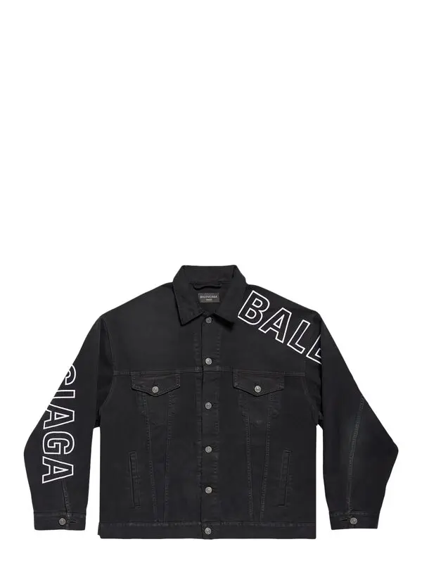 Balenciaga Large Fit Jacket - Black