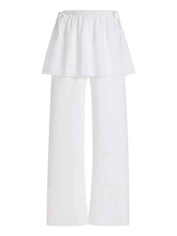 MARE PERPETUA Whisper Linen Pants - White