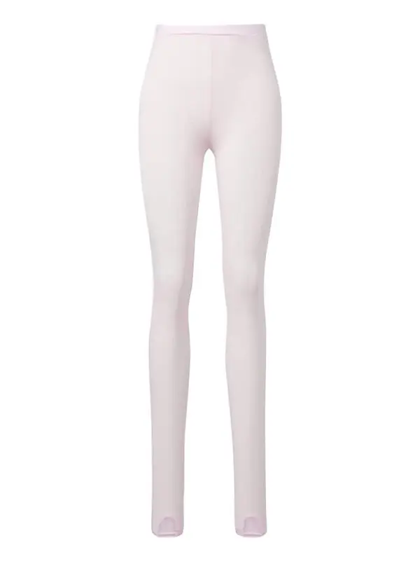 Wardrobe.NYC Sheer Leggings - Pink