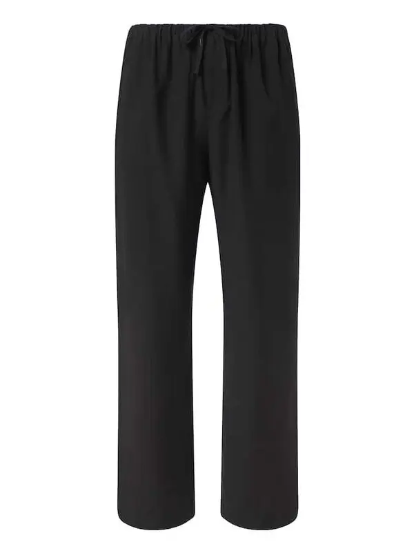 THE ROW Xon Wide-leg Pants - Black
