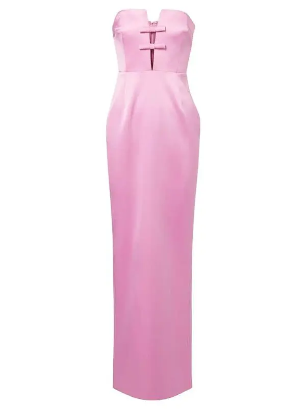 THE NEW ARRIVALS ILKYAZ OZEL Noa Crêpe Gown - Pink