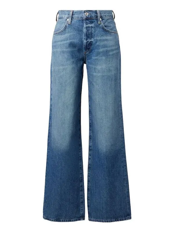 Citizens Of Humanity Annina High-rise Wide-leg Jeans - Blue