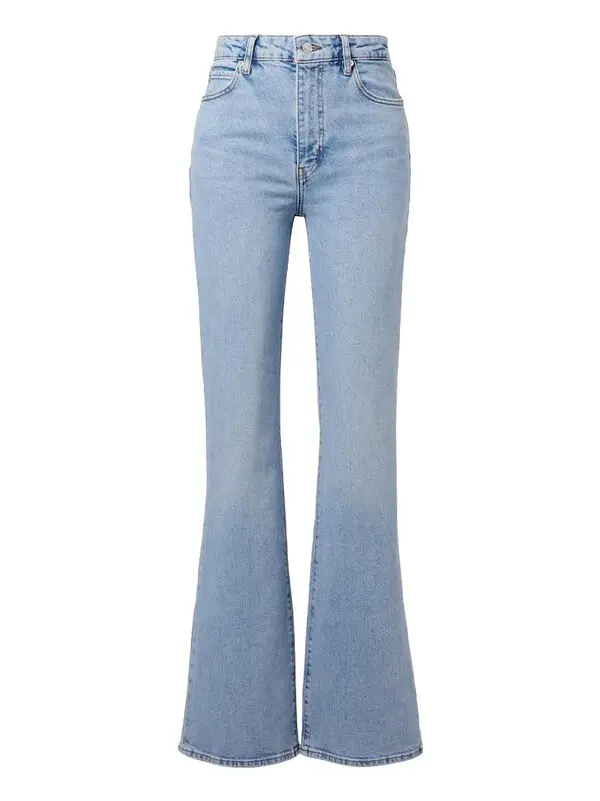 FRAME Arrow High-rise Bootcut Jeans - Blue