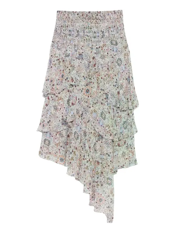 MARANT ETOILE Brigitte Midi Skirt - Neutrals