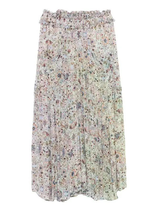 MARANT ETOILE Besma Maxi Skirt - Neutrals