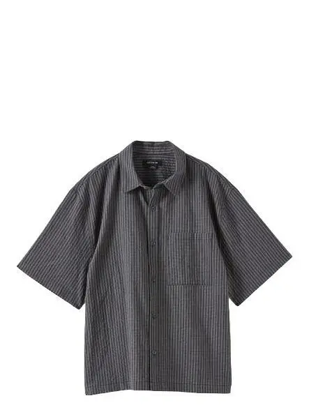 COTTON ON Darcy Short Sleeve Shirt - Black Mini Check