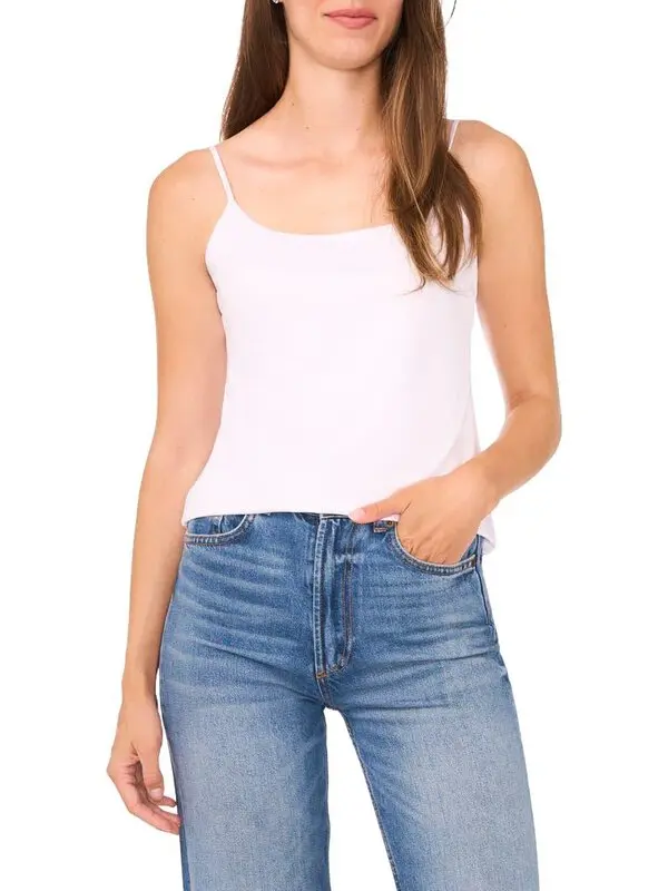 Halogen Compression Crop Camisole - Bright White