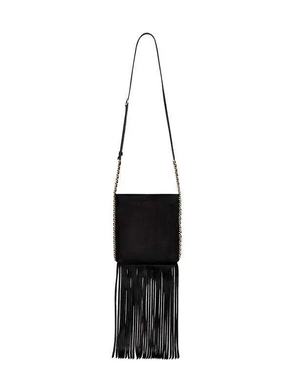 Rebecca Minkoff Carly North/south Fringe Crossbody Bag - Black