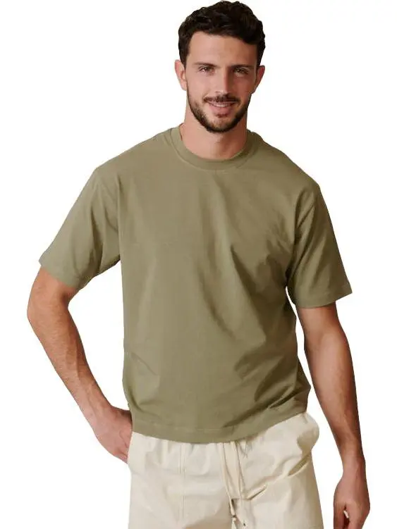 LEISURE LAB Coastal Tee - Sage