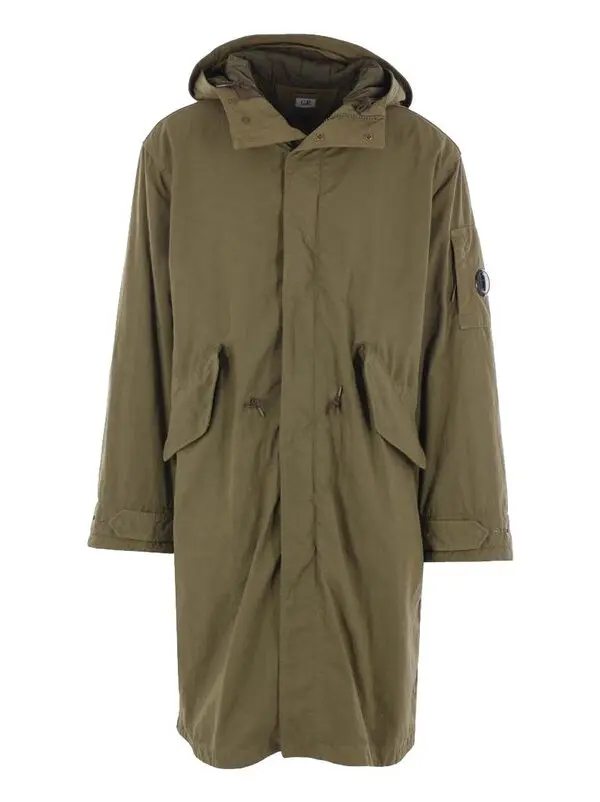 C.P. COMPANY Padded Twill Parka - Capers