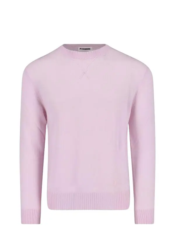 JIL SANDER Virgin Wool Sweater - Pink