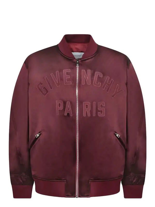 Givenchy Zip-up Bomber Jacket - Red