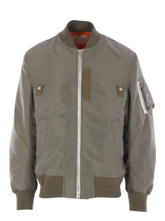 Sacai Bomber Jacket - Brown