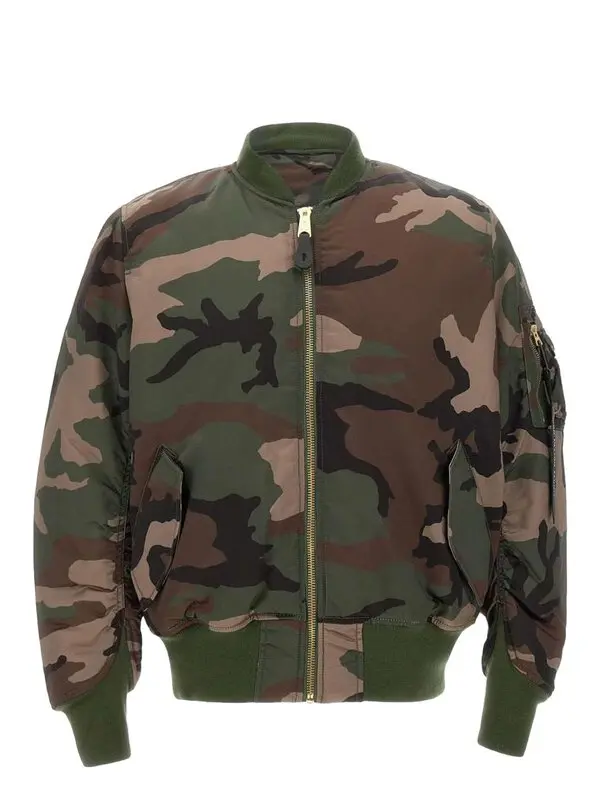 Alpha Industries Ma-1 Base Flight Bomber Jacket - Green