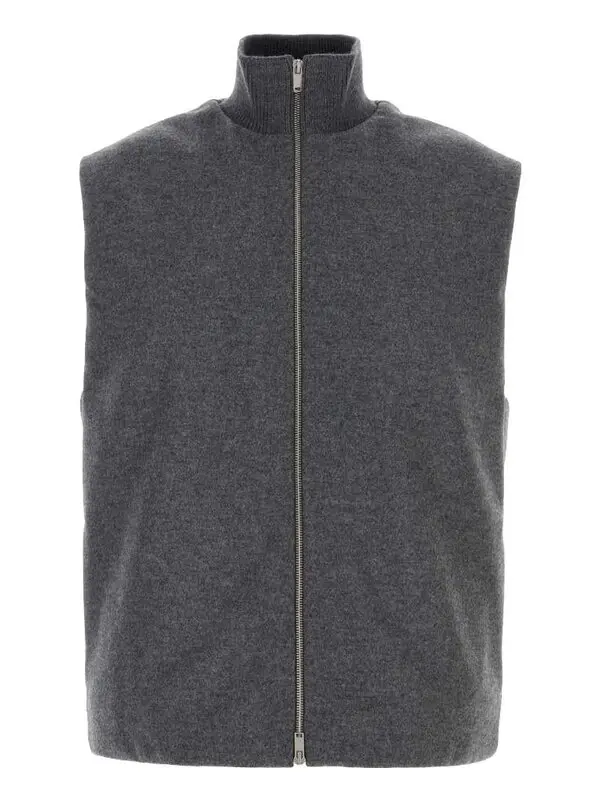 JIL SANDER Sleeveless Jacket - Grey