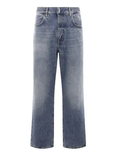 Givenchy Regular-fit Jeans With 4g Metal Details - Blue