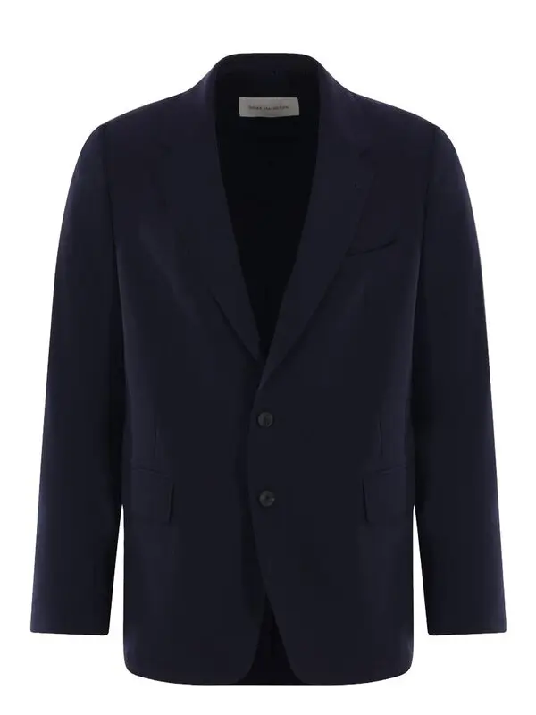 Dries Van Noten Single-breasted Jacket - Blue