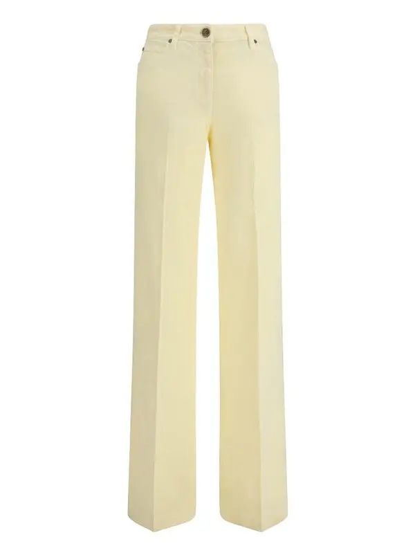 Etro Stretch Straight Leg Jeans - Yellow