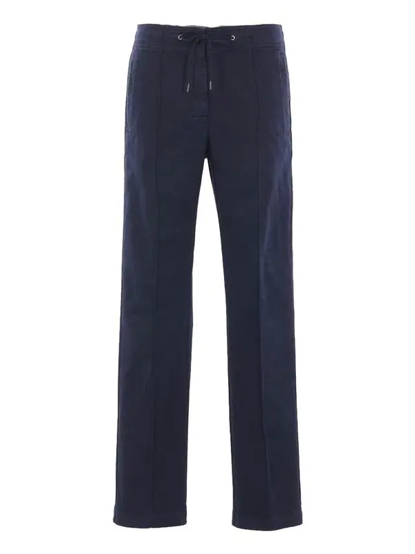 Aspesi Straight-leg Cotton Gabardine Trousers - Blue