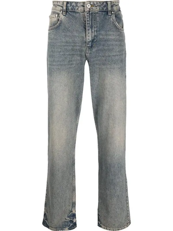 REPRESENT Bleached Effect Denim - Blue