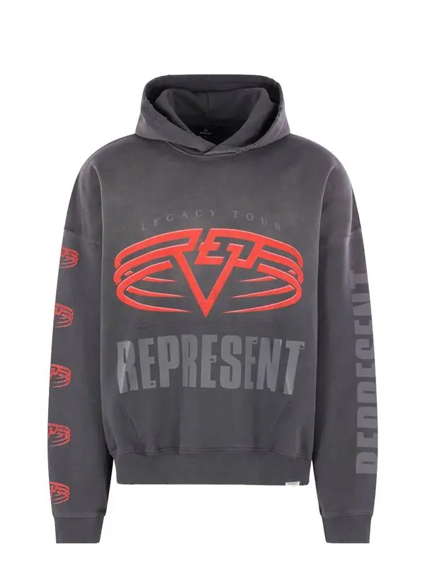REPRESENT Oversized Hoodie - Sunfade Grey