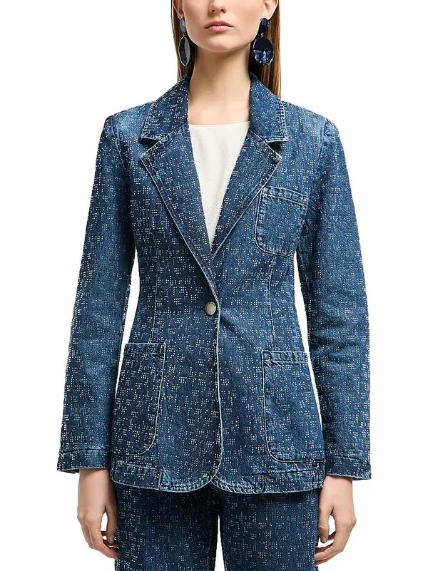 Emporio Armani Blazer - Denim Rhinestone