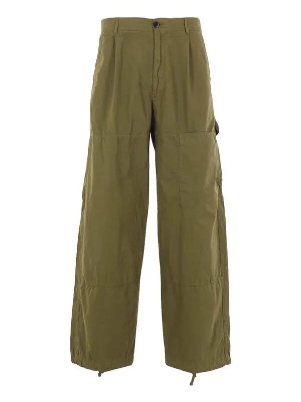 C.P. COMPANY Cotton Reps Cargo Trousers - Capers
