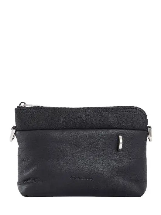 Rick Owens Small Leather Pouch - Black