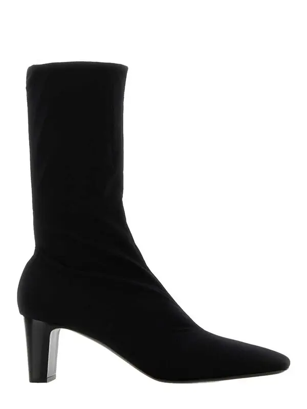 THE ROW Felice Ankle Boots - Black