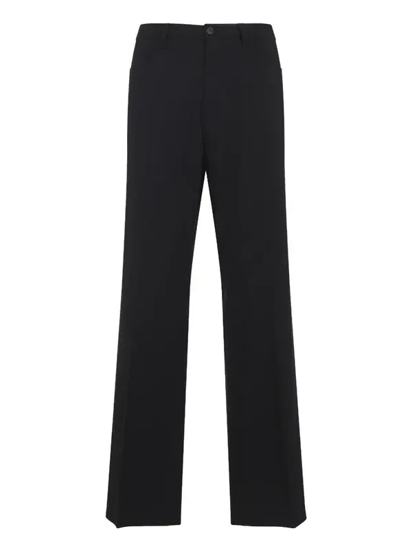 Balenciaga Tailored Wool Pants - Black