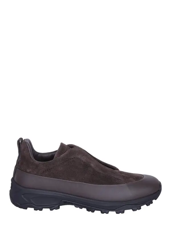 Zegna Slip-on Sneakers - Brown