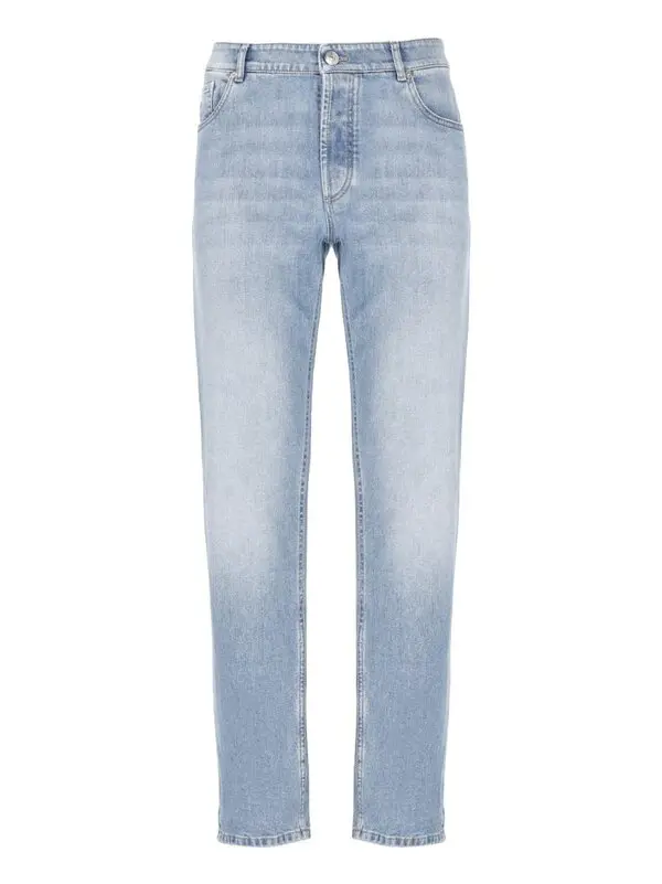 Brunello Cucinelli Cotton Jeans - Blue